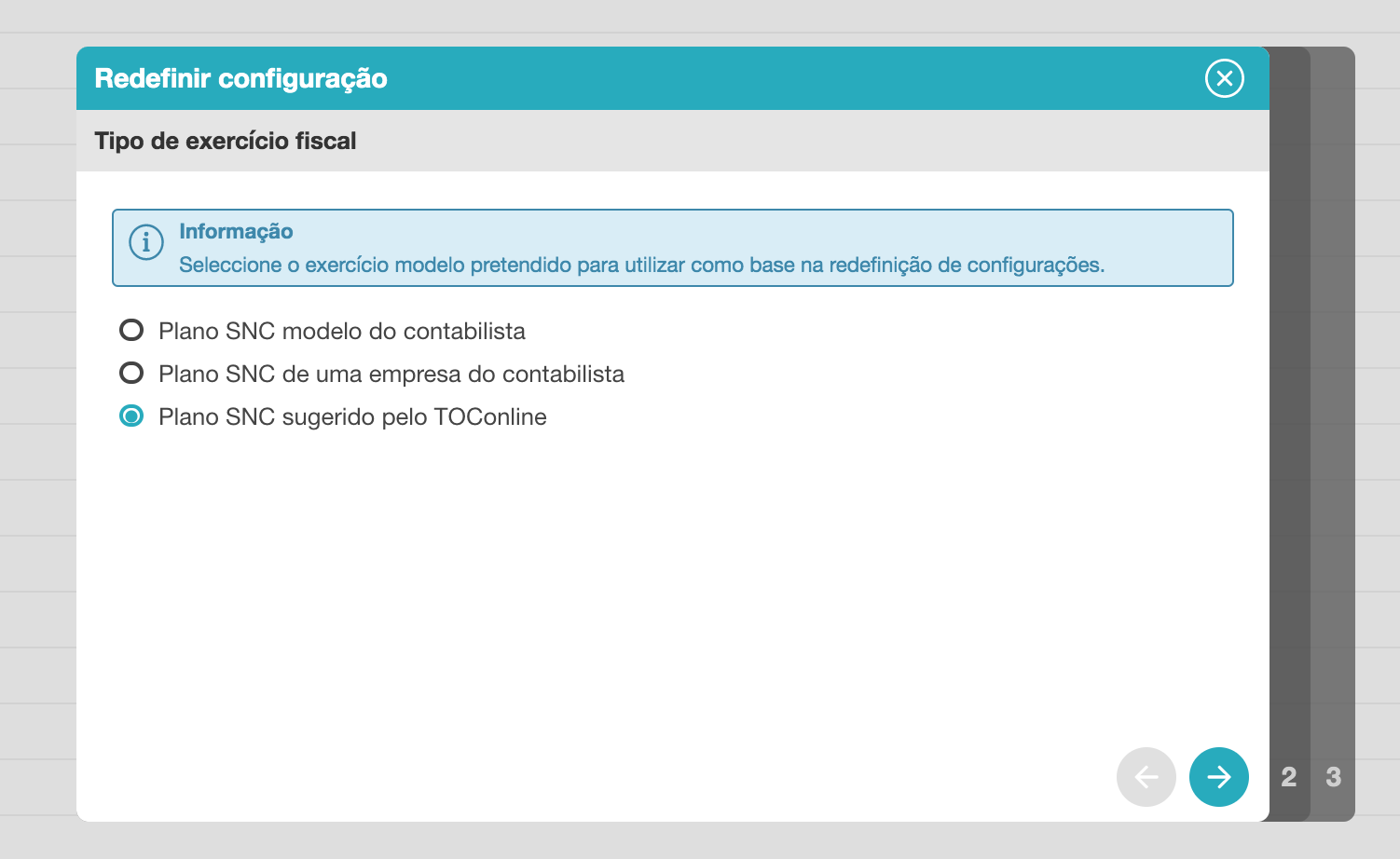Funcionalidade de cópia de configurações disponível no TOConline ...