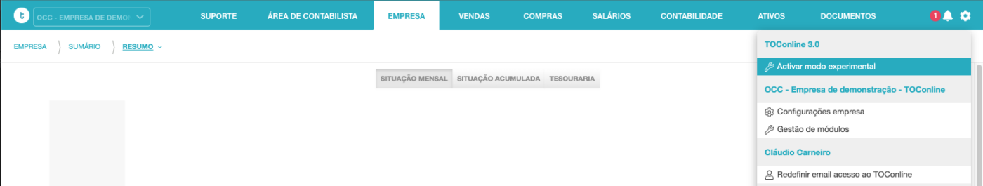 Arquivo digital no TOConline - TOConline