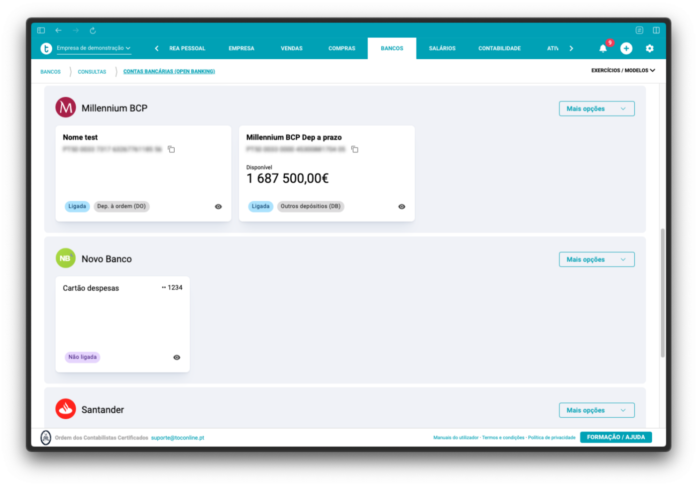 TOConline - Software de Contabilidade, Faturação e Gestão